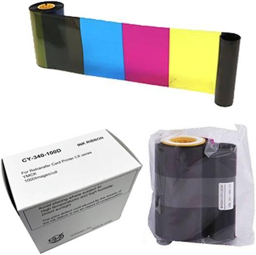 DNP Ribbon Set for CX-D80H Retransfer Printer, Re-transfer YMCK Colour ...